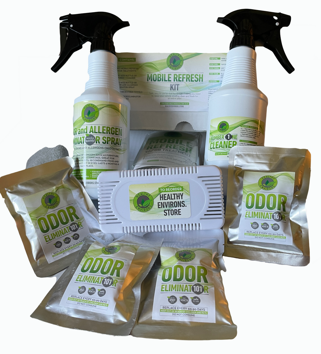 Mobile Refresh Kit | Vehicle Odor Removal Kit – Healthy Environs